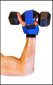 GRASPING CUFF - BLUE ON BLACK – Handi Accessories